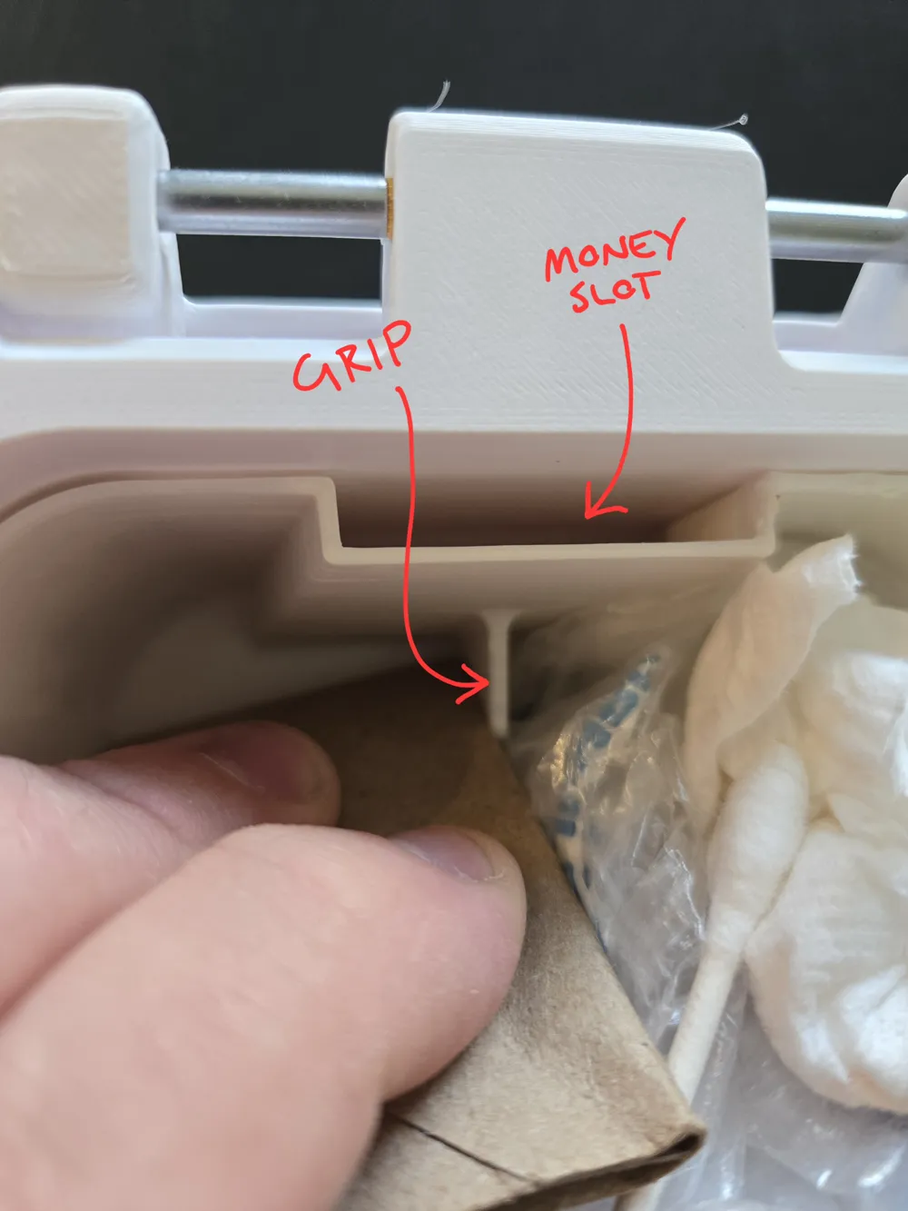 Hidden Piggy Bank INSERT for LUXE Rubbish Bin by SFYoung MakerWorld ...