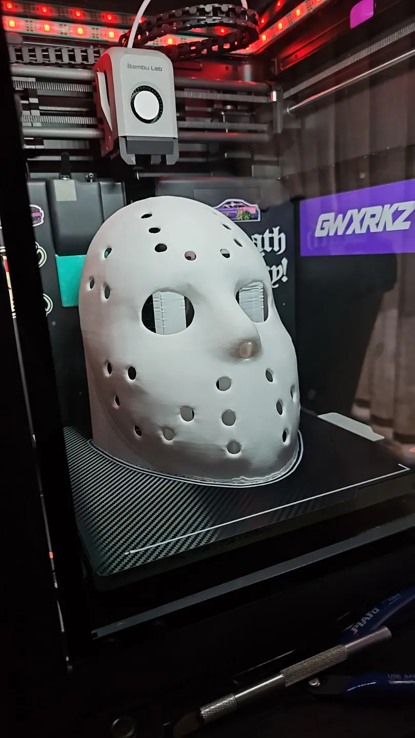 Jason Voorhees Friday 13th Mask by SlamDunkasaur - MakerWorld