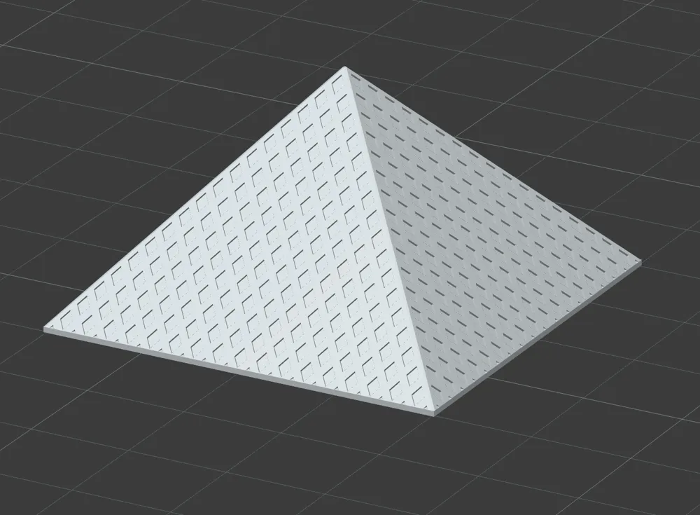 The Mini Louvre Pyramid 罗浮宫 by Shiny - MakerWorld