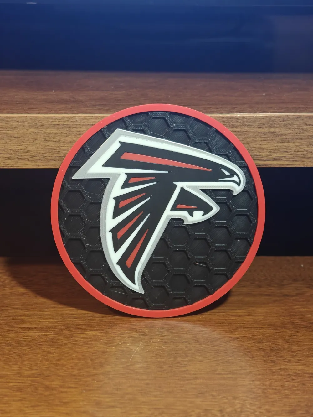 Atlanta Falcons: Hex Coaster - Free 3D Print Model - MakerWorld