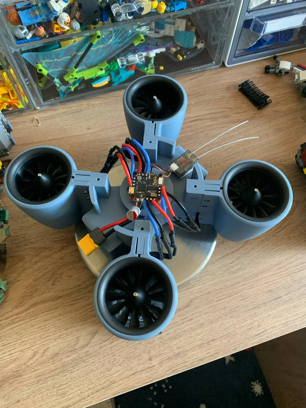 Quadcopter Drone 50mm EDF by bouviervj MakerWorld: Download Free 3D Models