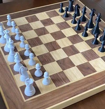 Magnetic Chess Pieces Staunton profile Remixed by Daniel D - MakerWorld