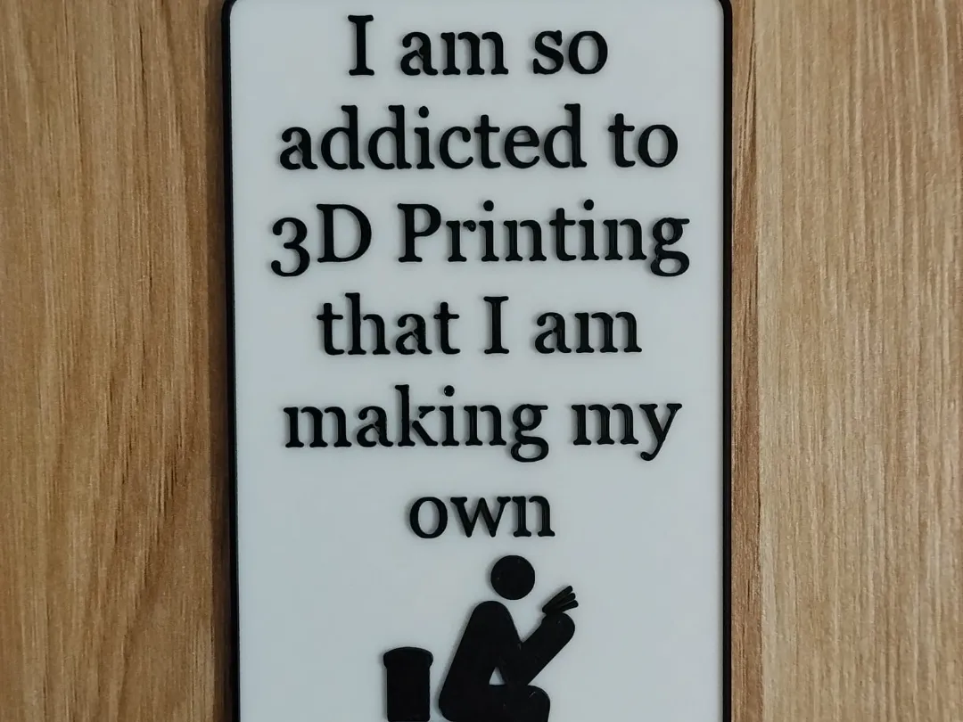 Bathroom sign - 3D Printing - Free 3D Print Model - MakerWorld