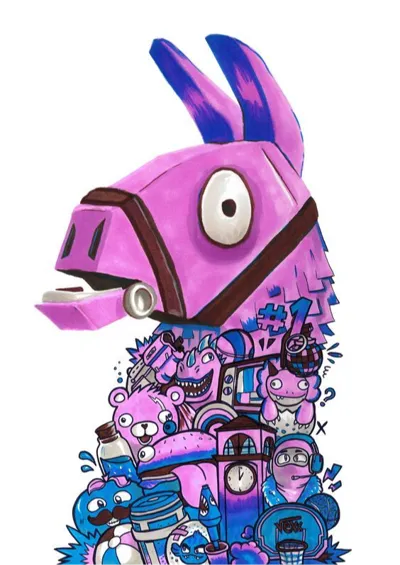 Lama fortnite ( et plein de ref ) von leshowpatate - MakerWorld
