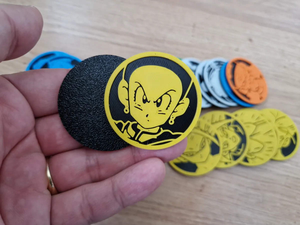 Chichi (DBZ) collectible coin - Free 3D Print Model - MakerWorld