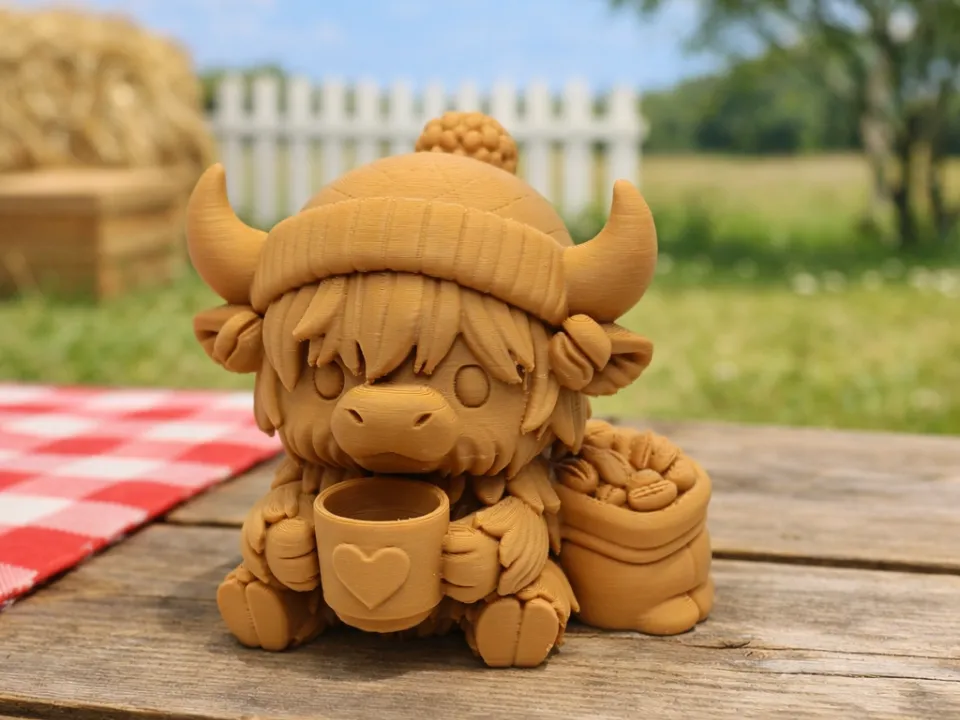 Frostkuh Coco mit Herzbecher - Modelo gratuito para impressão 3D ...