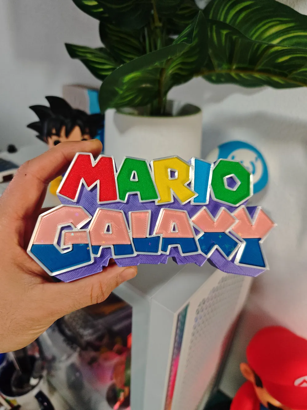 Super Mario Galaxy The Movie Logo (NO AMS/AMS) - Free 3D Print Model ...