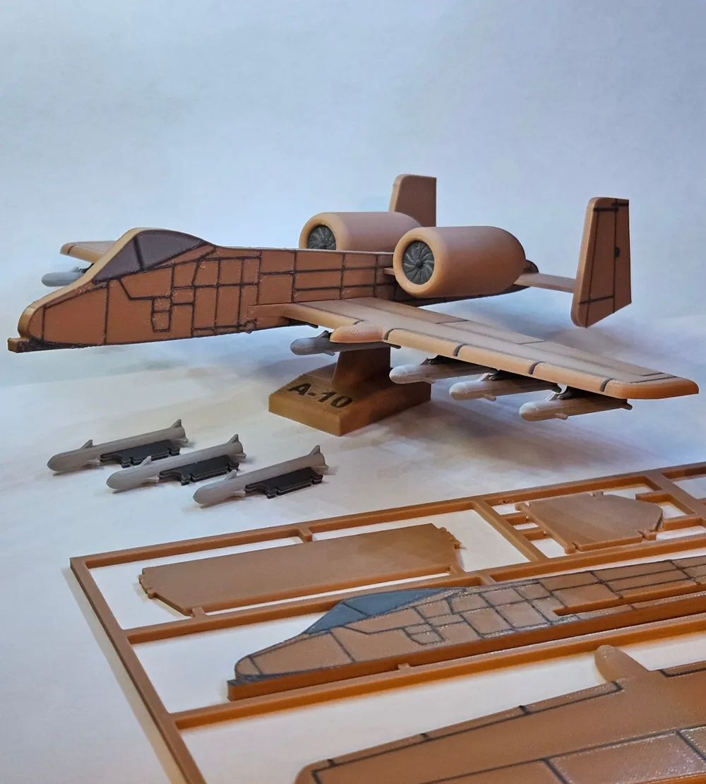 A10 Plane Kit Card 2D by planes01 - MakerWorld
