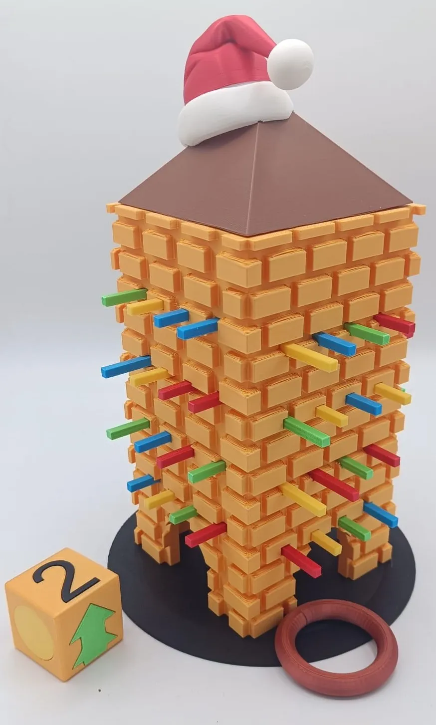 Juego interactivo 2 en 1 de torre de chimenea navideña por Blubi_Baby ...