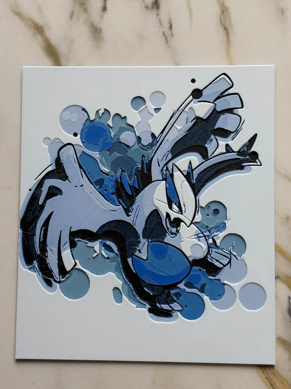 Lugia Poster 4 colors by 90's guyMakerWorld: Download Free 3D Models