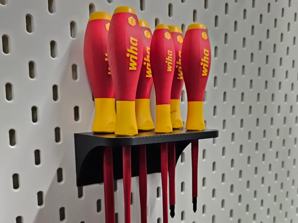 Wiha Screwdriver Holder for Ikea Skadis Wall by GnorzKopf - MakerWorld