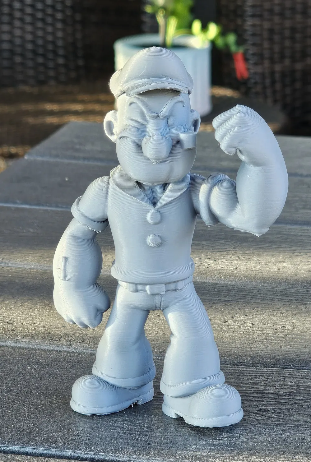 Popeye - Cartoon Captain - Free 3D Print Model - MakerWorld