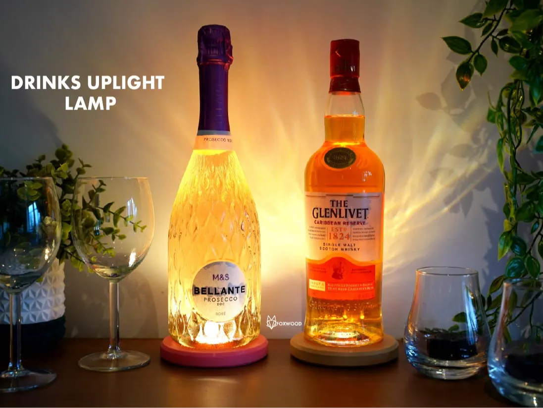 Drinks Uplight Lamp By Foxwood - Free 3D Print Model - MakerWorld