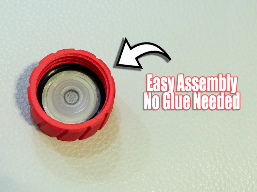 Coffee Stay Fresh Bag Mod - One Way Valved Cap Remixed by BDizzle MakerWorld: Download Free 3D ...