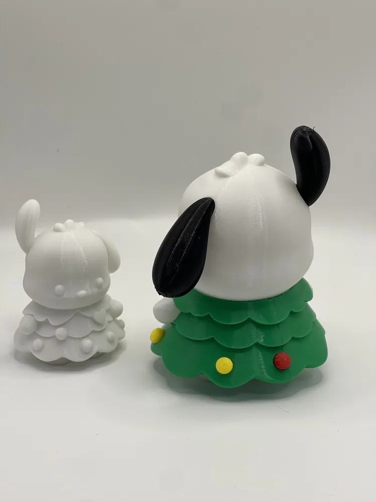 Christmas Tree Pochacco Cute Hand-Painted Children's Coloring Toy ...