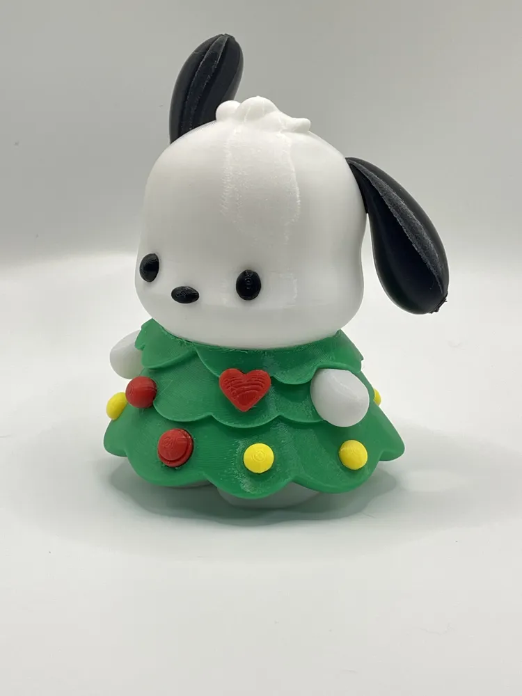 Christmas Tree Pochacco Cute Hand-Painted Children's Coloring Toy ...