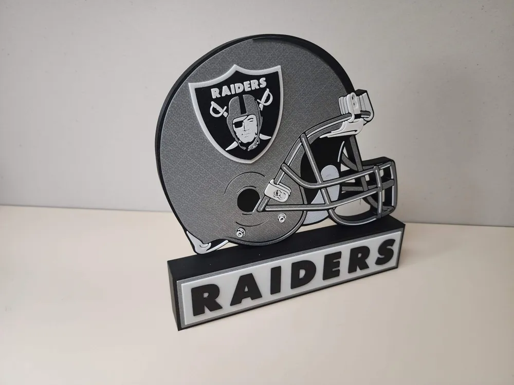 Las Vega Raiders Wall or Desk Display by briankstan MakerWorld ...