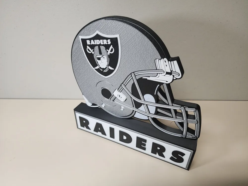 Las Vega Raiders Wall or Desk Display by briankstan - MakerWorld