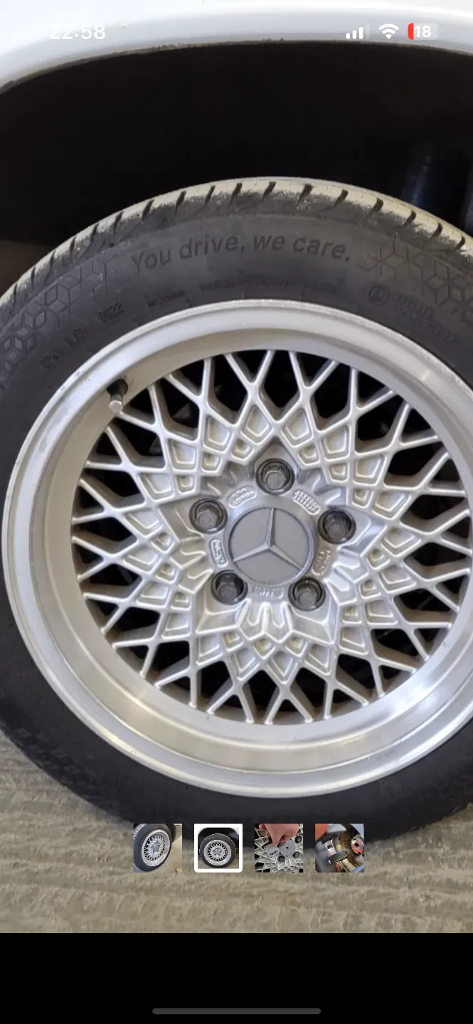 W124 original rim center caps by AndyKe - MakerWorld