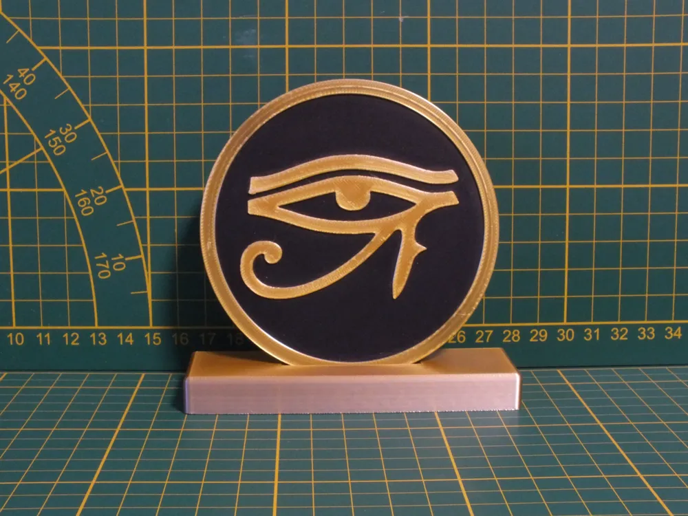 Eye of Ra/Horus Disc, 100 mm Diameter by 3-Dr. Lighthouse Design ...