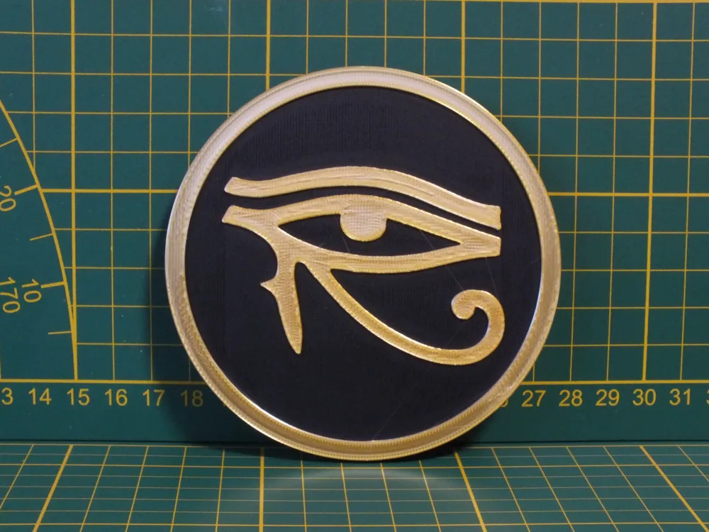 Eye of Ra/Horus Disc, 100 mm Diameter by 3-Dr. Lighthouse Design ...