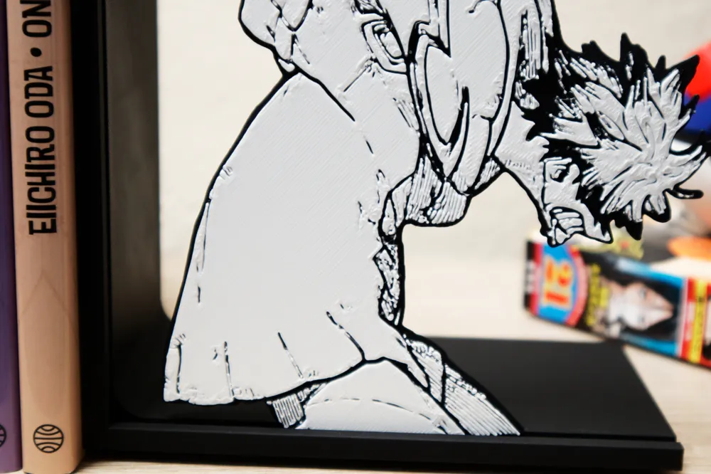 Bookend of chained Rudo | Gachiakuta Fan Art by 3D Manga Panels ...