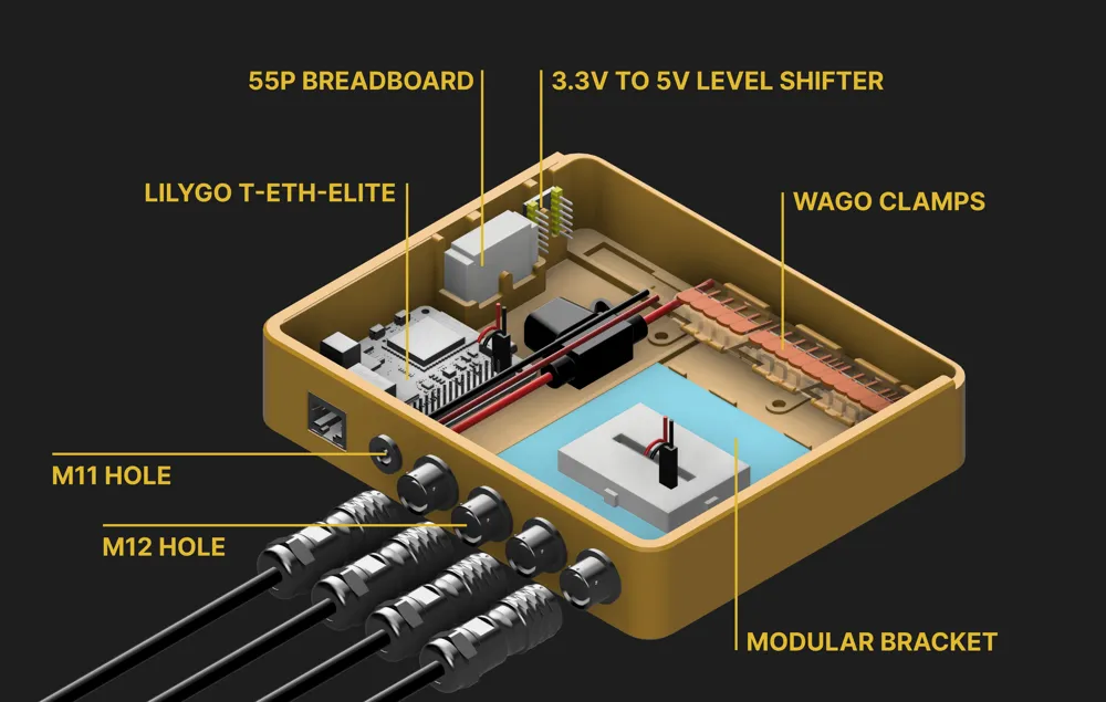 ESP32 Modular Case System by pixelwave MakerWorld: Download Free 3D Models