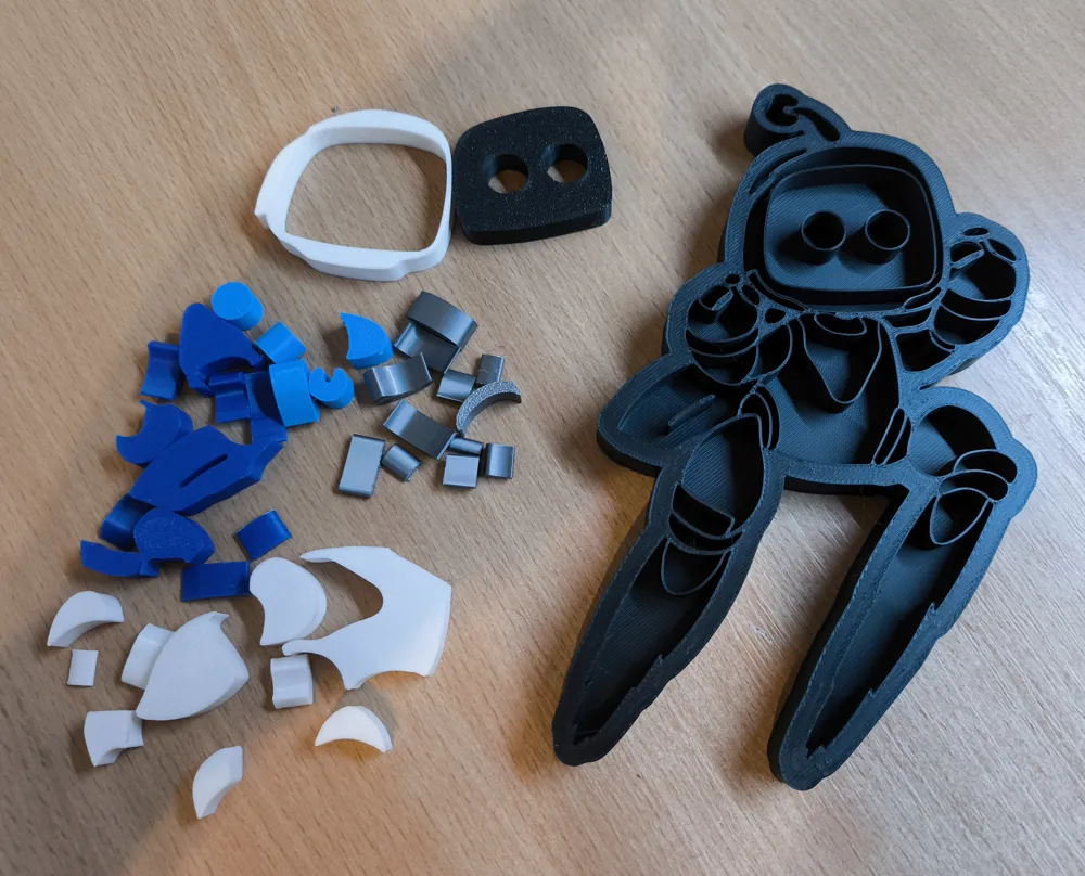 ASTRO BOT - Wall Decor (NO AMS) by PSXMAN MakerWorld: Download Free 3D ...