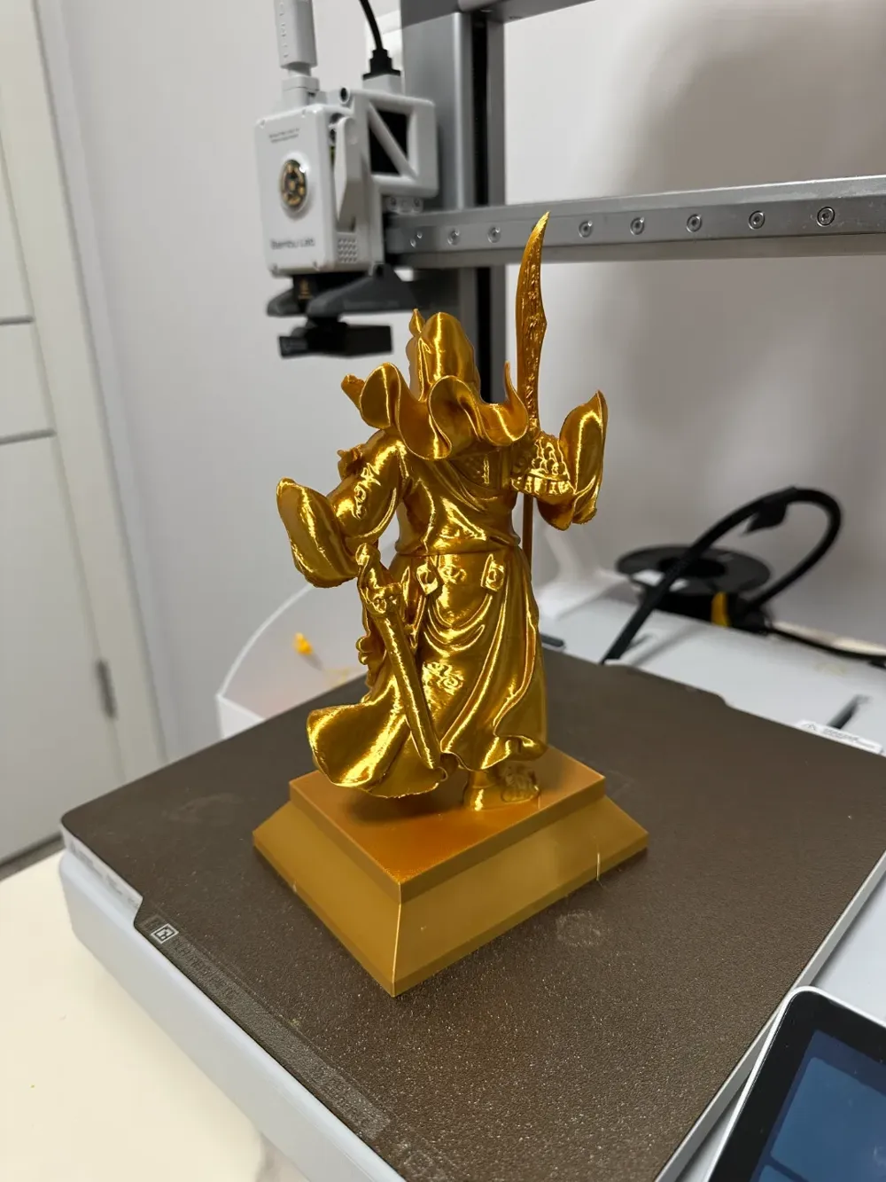 Guan Yu Statue Remixed by 3D Miker MakerWorld: Download Free 3D Models