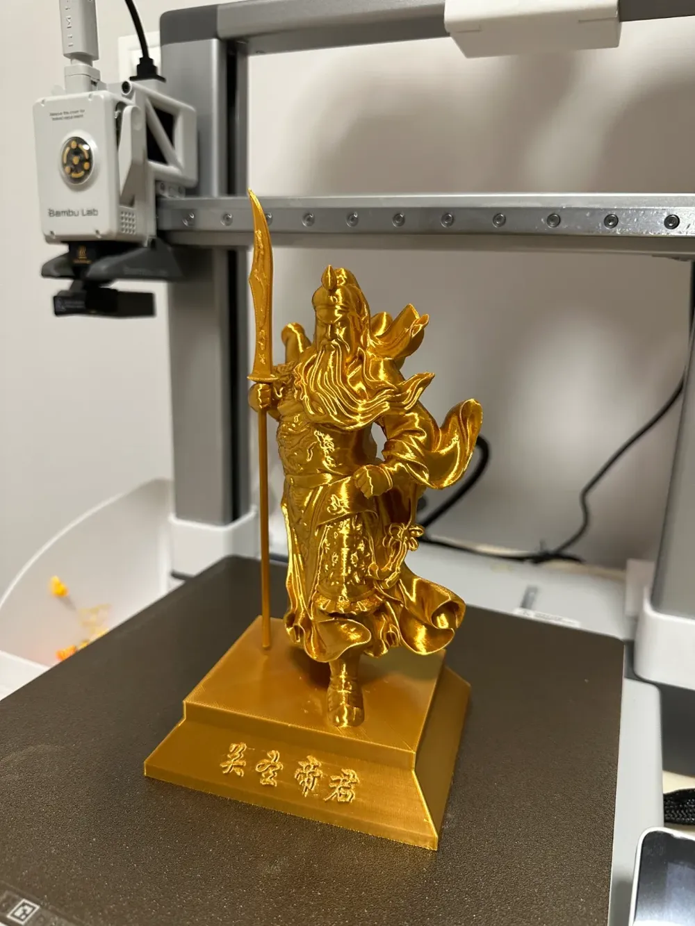 Guan Yu Statue Remixed by 3D Miker MakerWorld: Download Free 3D Models