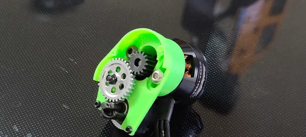 SCX24 surpass outrunner mount (behind trans) by BillCosby - MakerWorld