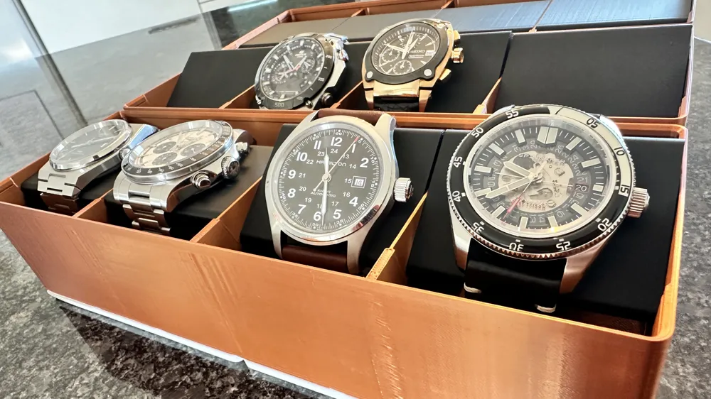 Ultimate Watch Box (Gridfinity Compatible) - Free 3D Print Model ...