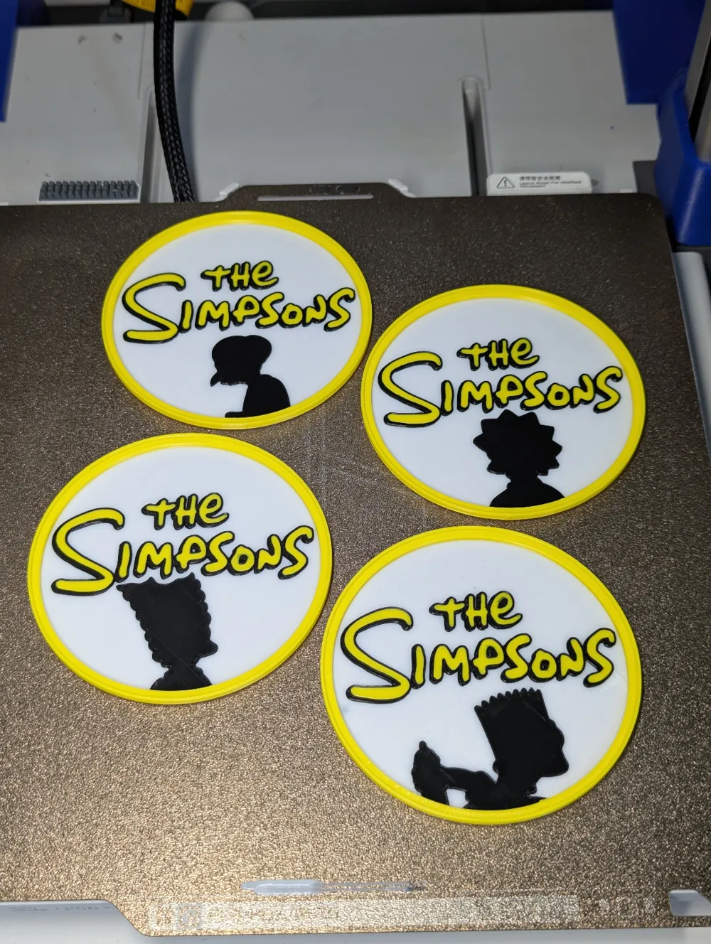 The Simpsons Stackable Coasters - Set A by DelPrints MakerWorld ...