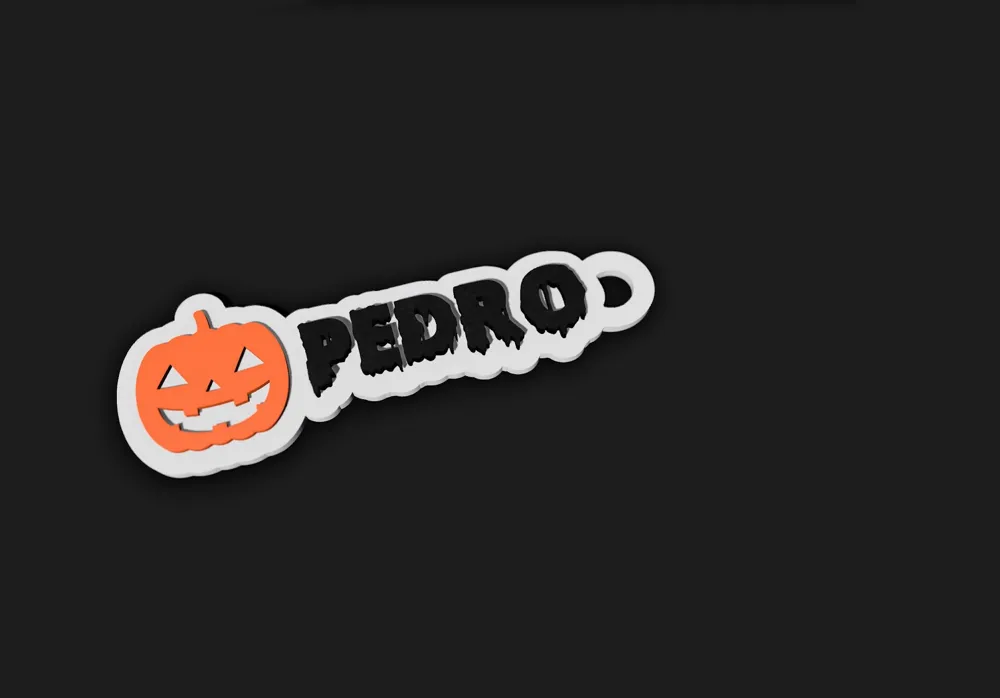Pedro halloween keychain by Smart3d by Gabriel Gomes - MakerWorld