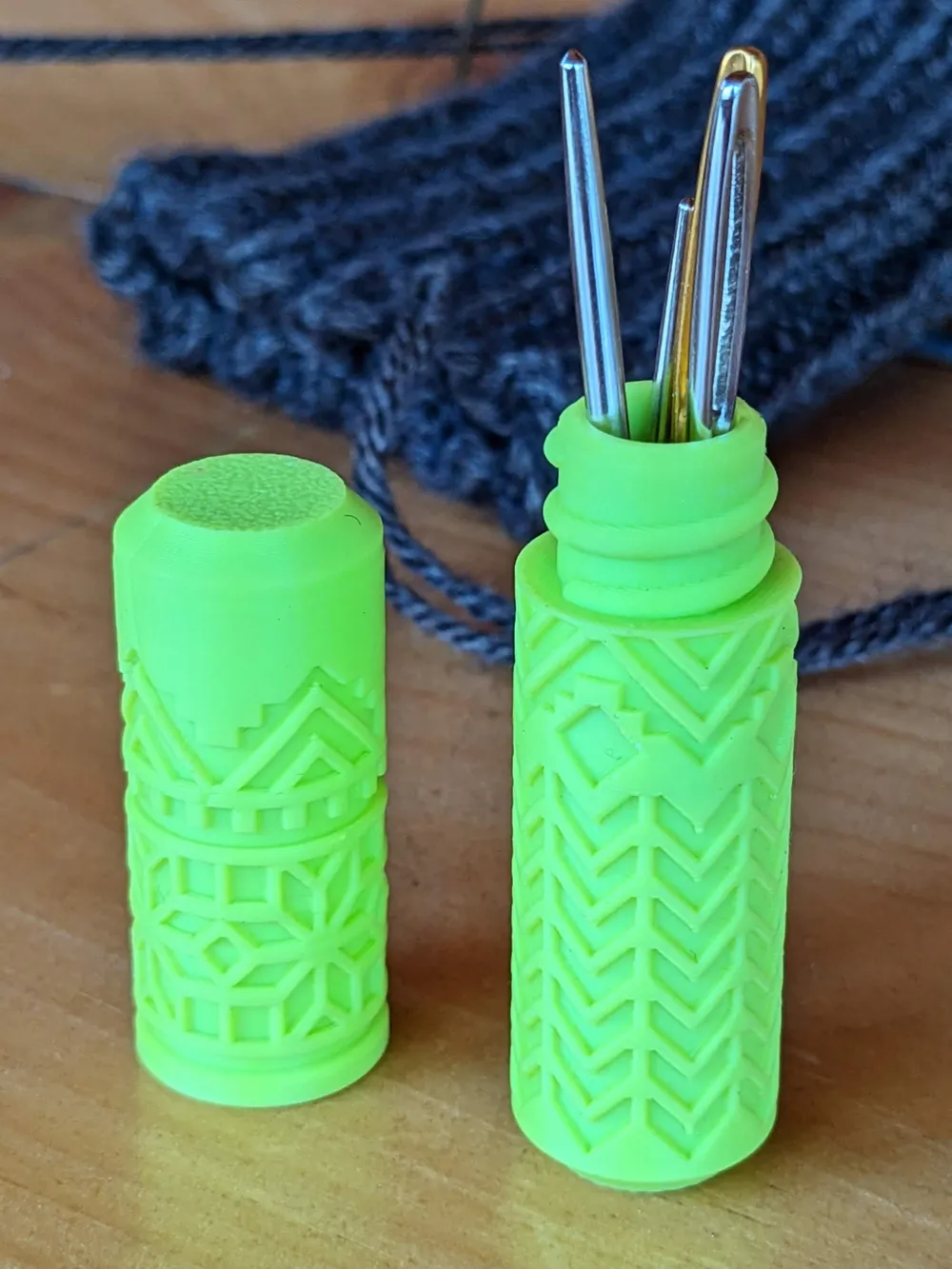 Snoflake Darning Needle Case - Free 3D Print Model - MakerWorld
