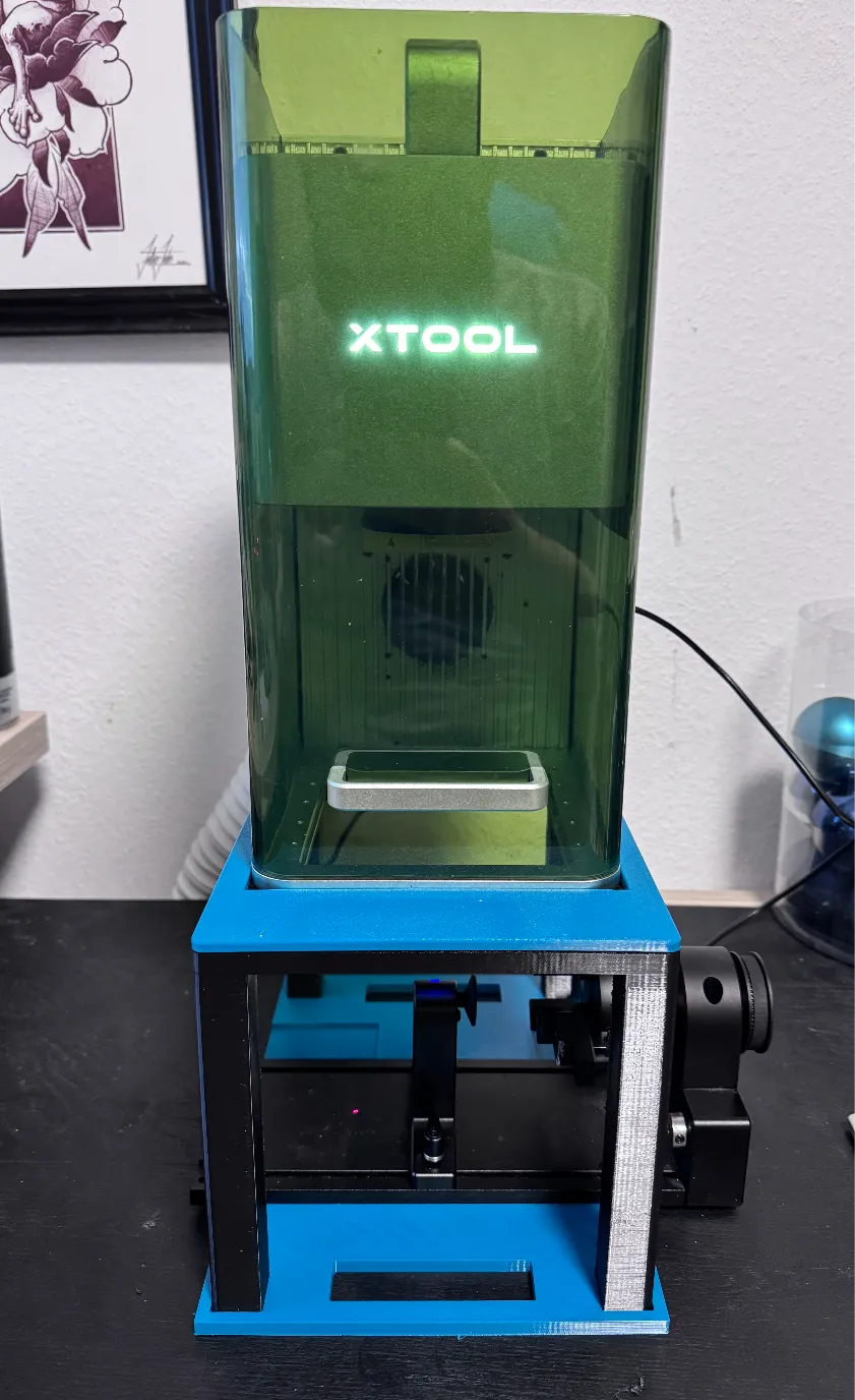 Xtool F1 Riser and RA2 Plate by Lars - MakerWorld