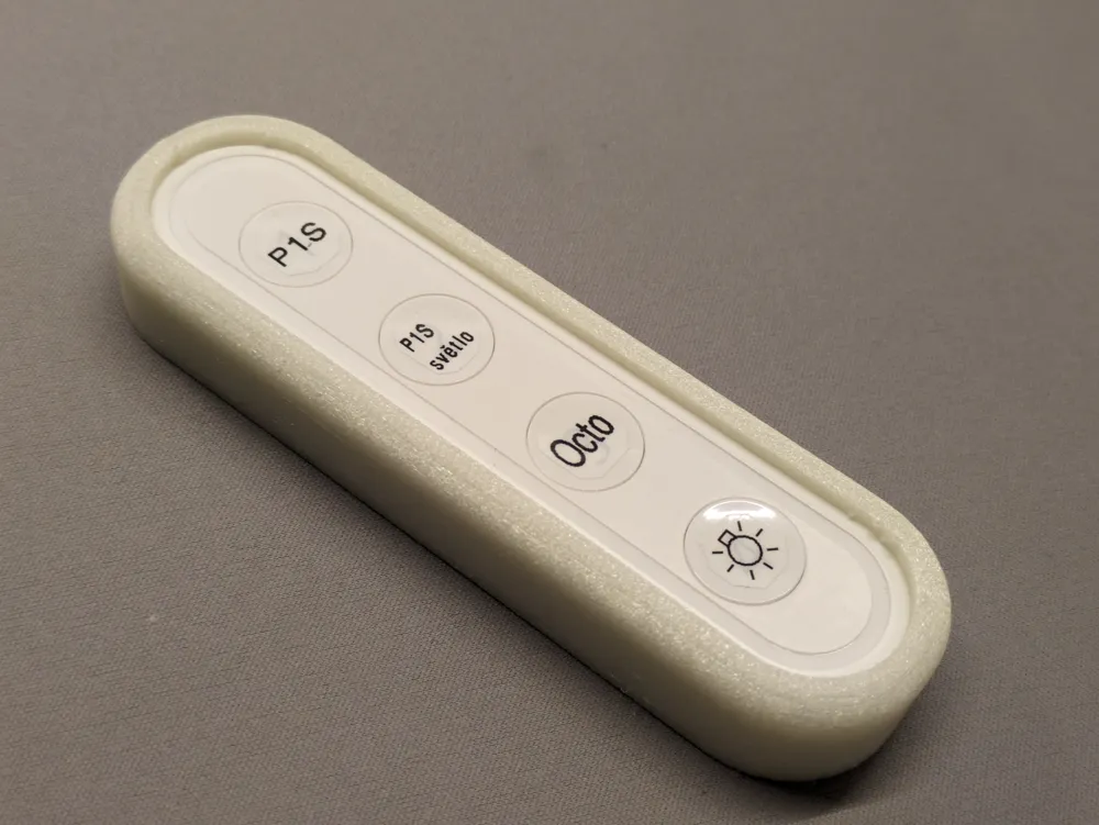 Zigbee 4 button remote TPU cover by geo.luki - MakerWorld