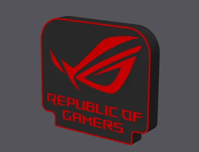 Asus Republic of Gamers Coaster by Szaman - MakerWorld