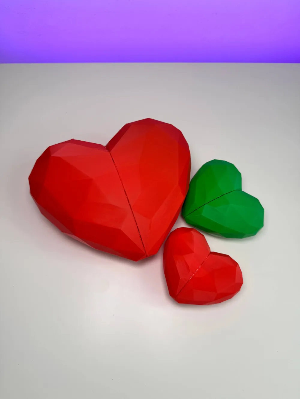 Hearts with predictions - Free 3D Print Model - MakerWorld
