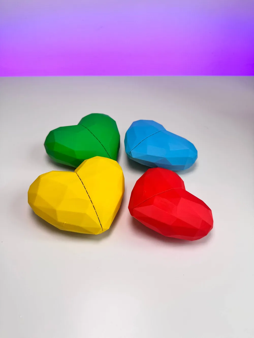 Hearts with predictions - Free 3D Print Model - MakerWorld