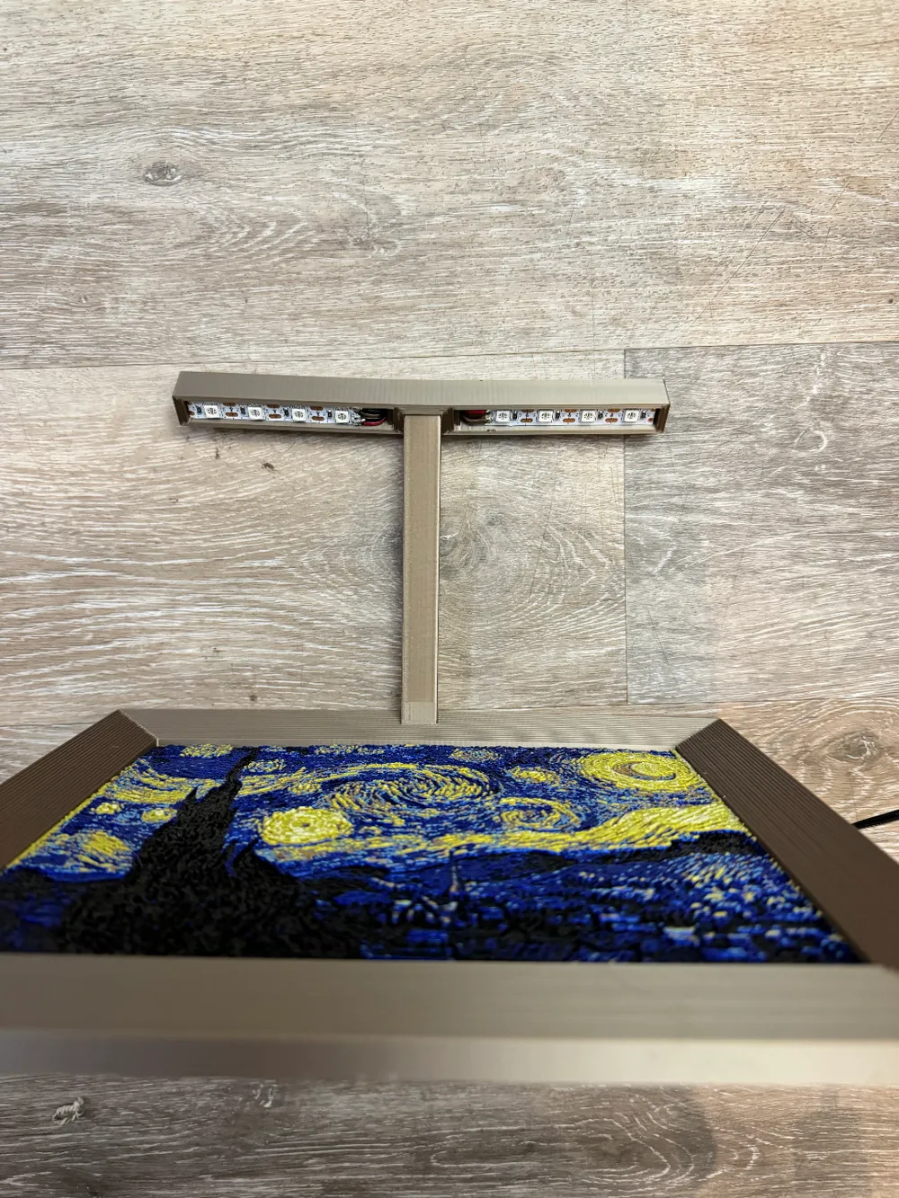 Picture Frame with Integrated Art Light designed for Stary Night ...