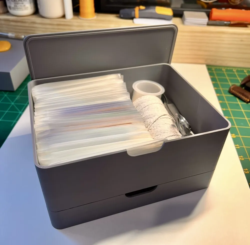Large Two-Part Storage Box with Lid - Free 3D Print Model - MakerWorld
