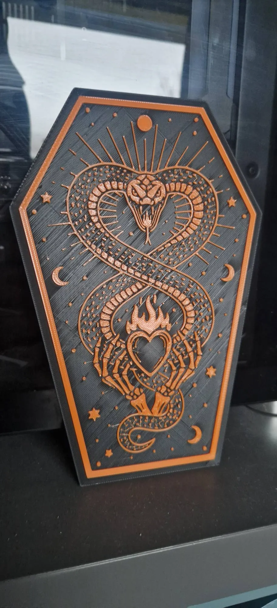Gothic Tattoo Style Wall Art Sign/Plaque - Free 3D Print Model - MakerWorld