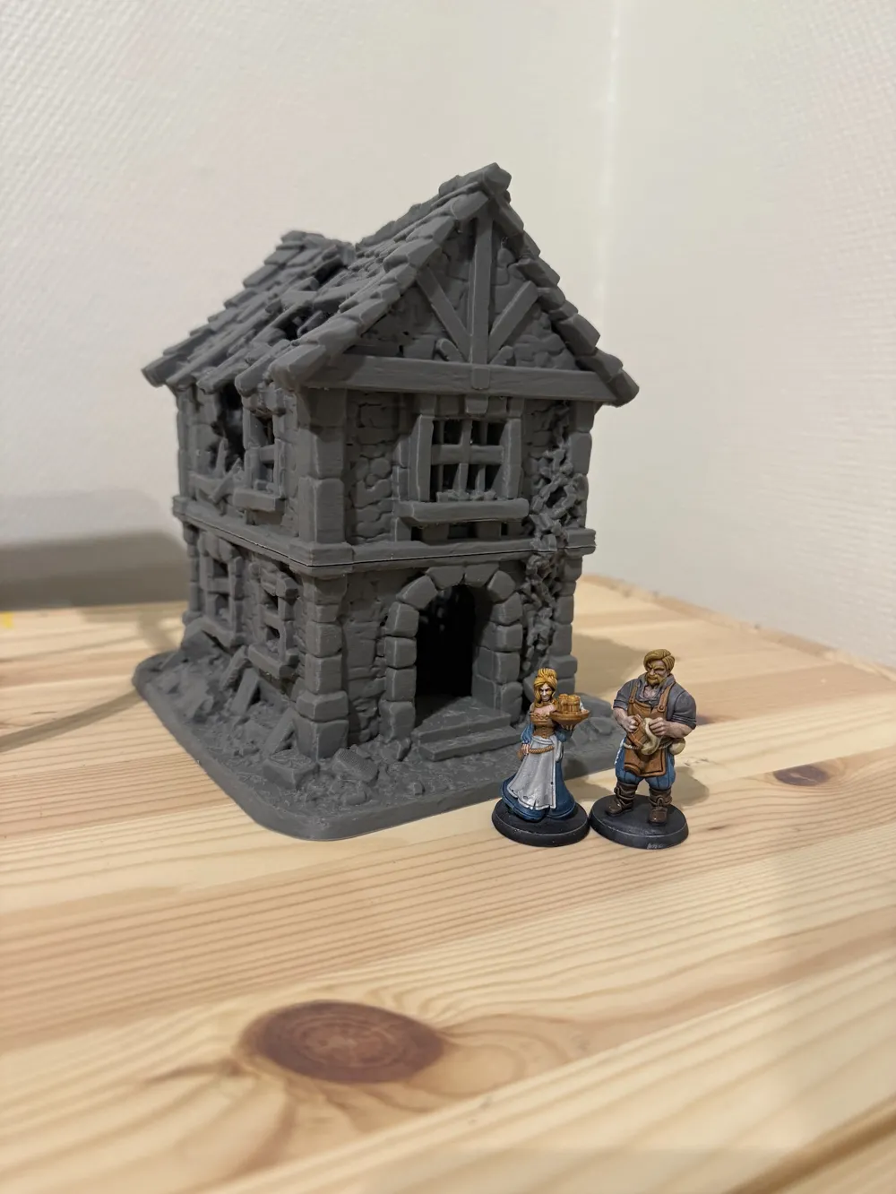 Ruined fantasy house - DND terrain - Free 3D Print Model - MakerWorld
