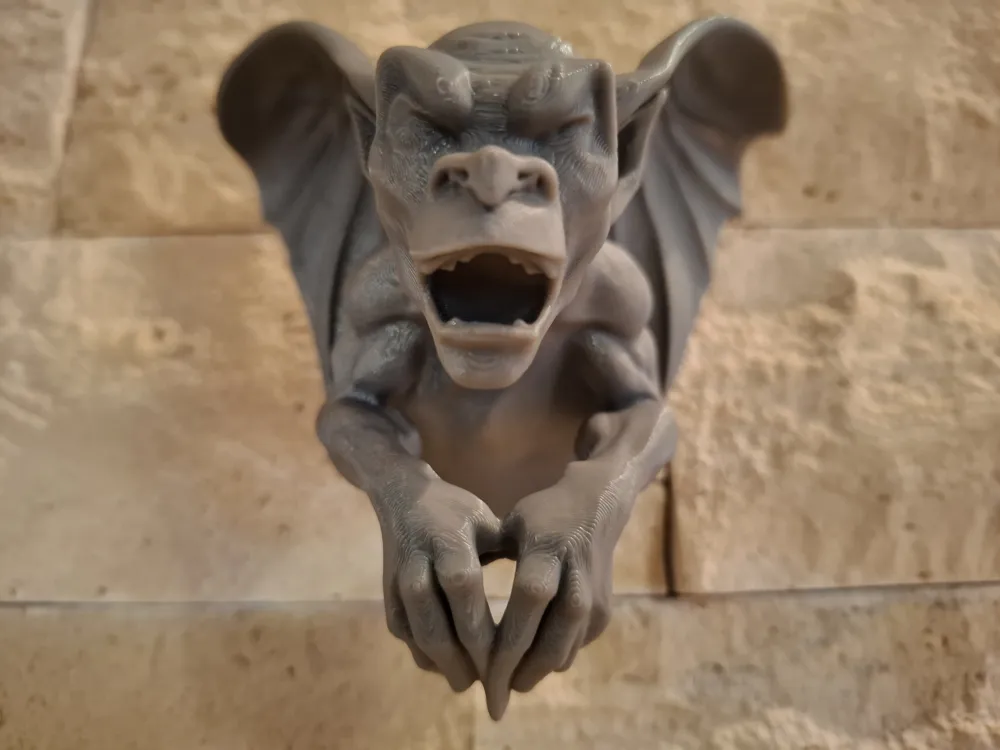 Flying Gargoyle Wall Art – 3D Wall Sculpture by ovitek_ MakerWorld ...