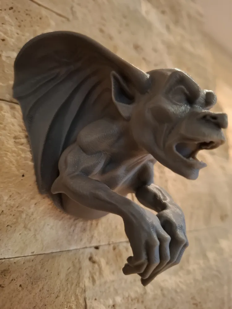 Flying Gargoyle Wall Art – 3D Wall Sculpture by ovitek_ MakerWorld ...