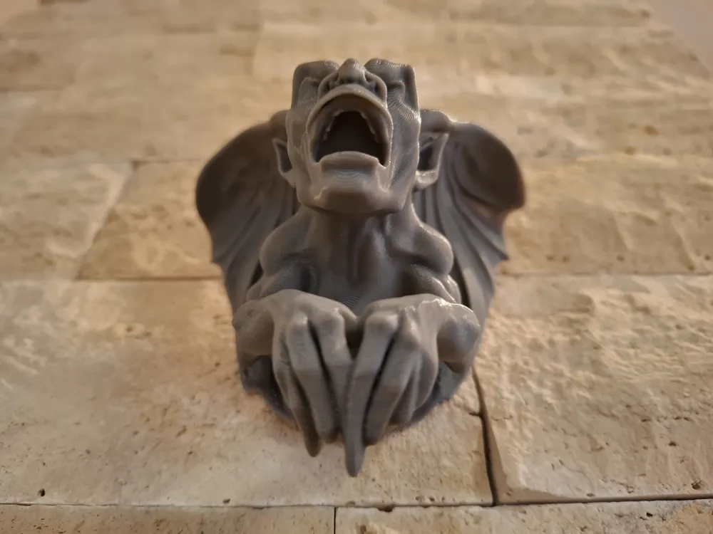 Flying Gargoyle Wall Art – 3D Wall Sculpture by ovitek_ MakerWorld ...