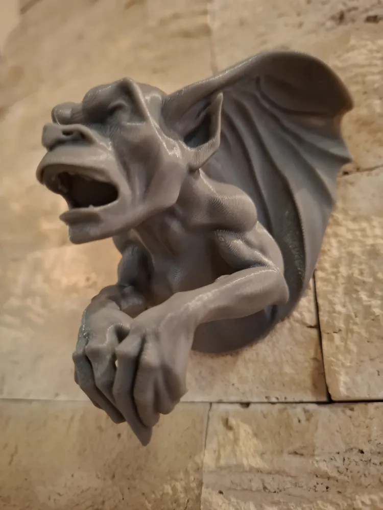 Flying Gargoyle Wall Art – 3D Wall Sculpture by ovitek_ MakerWorld ...