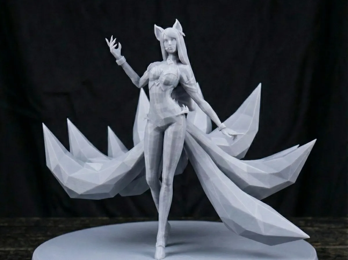 KDA Ahri League of Legends - Free 3D Print Model - MakerWorld