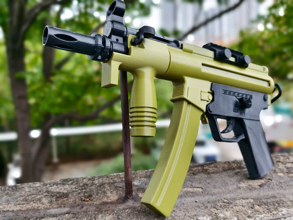 HK MP5K submachine gun toy(Source files provided) - Free 3D Print Model ...